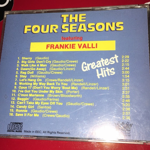 Media | The Four Seasons Greatest Hits Cd | Poshmark